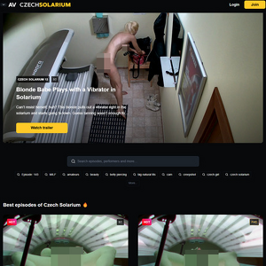 Czech Solarium, Premium Voyeur Porn Sites