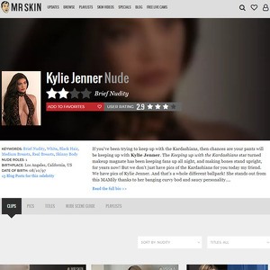 Kylie Jenner, ヌード有名人リスト