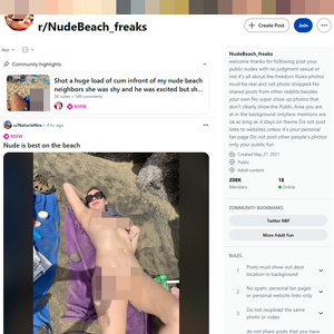 Reddit Nude Beach Freaks, Voyeur Porn Sites