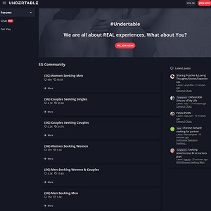Undertable, Hookup Sites