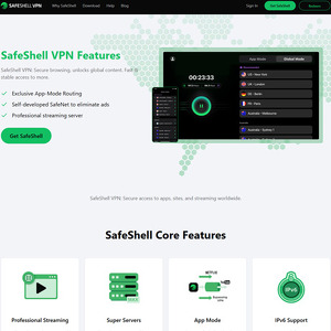 SafeShell VPN, Situs VPN Terbaik