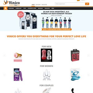 Vinico, Online Sex Shops